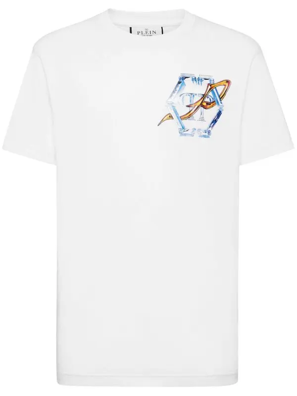 Philipp Plein Logo-print Cotton T-shirt - White