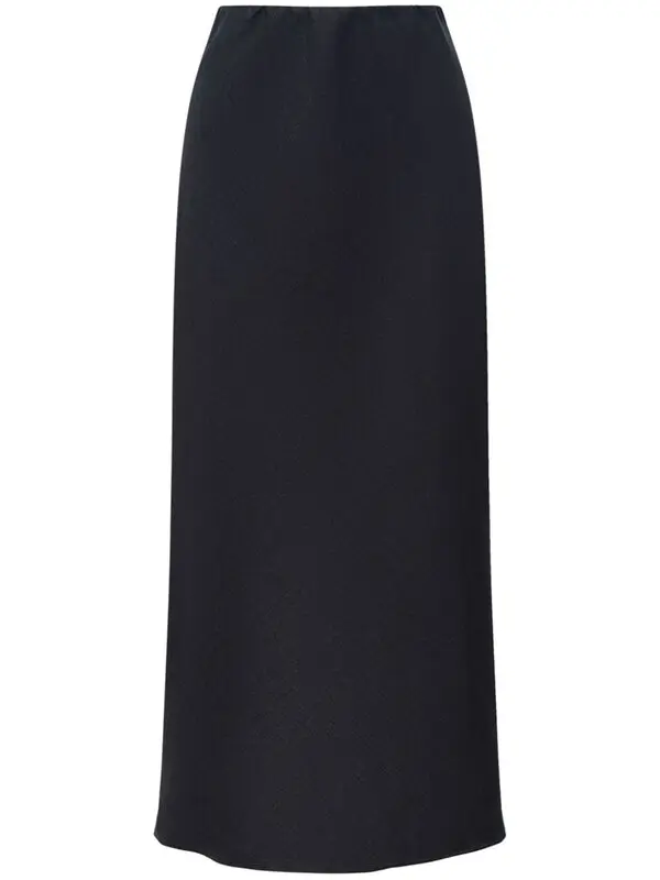 12 STOREEZ High-waisted Linen Skirt