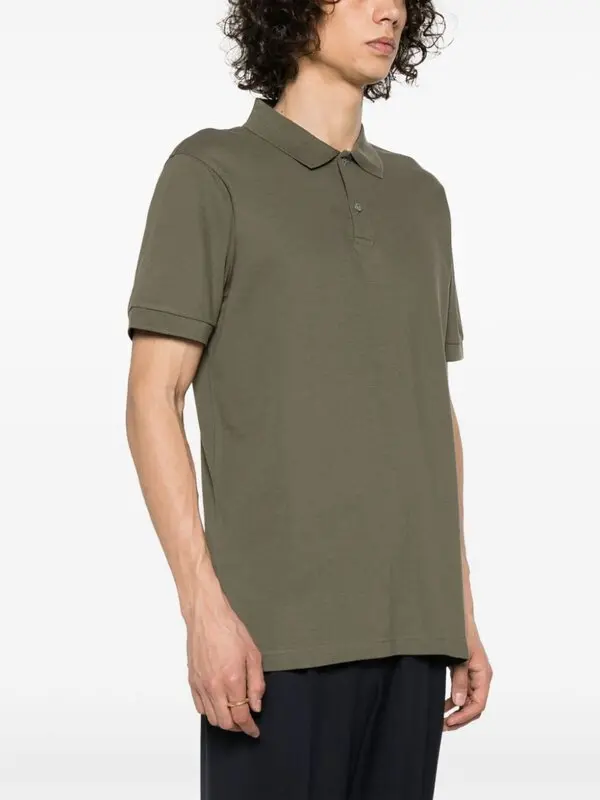 Sunspel Cotton Polo Shirt - Green