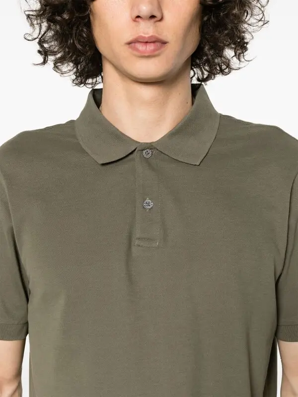 Sunspel Cotton Polo Shirt - Green