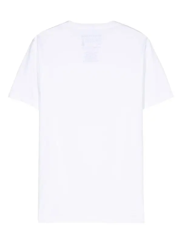 MAHARISHI Logo-print Cotton T-shirt - White