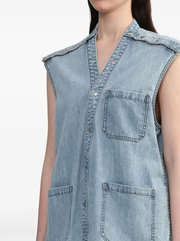 Y/project Patch Pocket Denim Vest