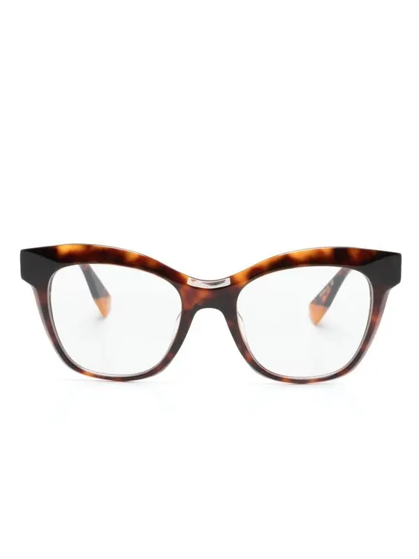 ETNIA BARCELONA Nenufar Butterfly-frame Eyeglasses - Brown
