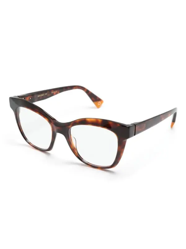ETNIA BARCELONA Nenufar Butterfly-frame Eyeglasses - Brown