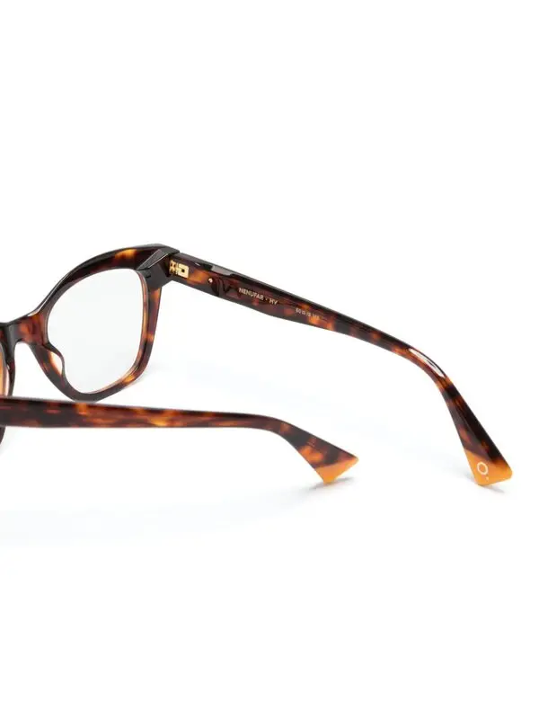 ETNIA BARCELONA Nenufar Butterfly-frame Eyeglasses - Brown