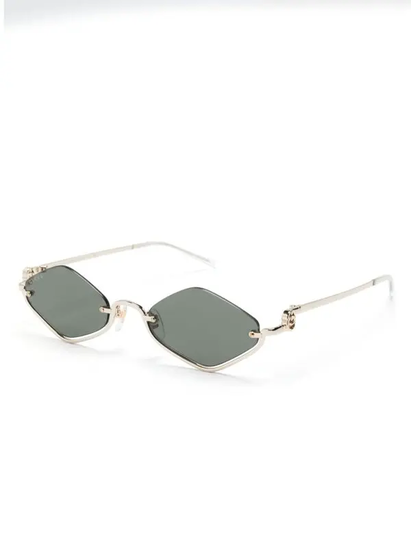 Gucci Geometric-frame Sunglasses