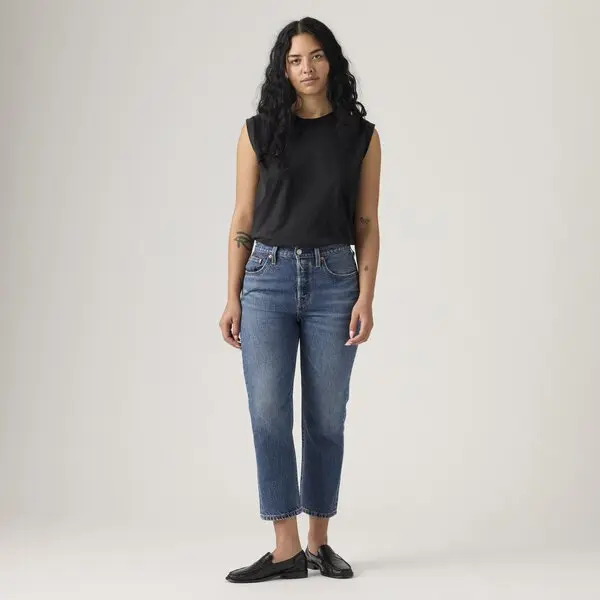 LEVI'S 501 Original Fit Cropped Lightweight Jeans - Refresh