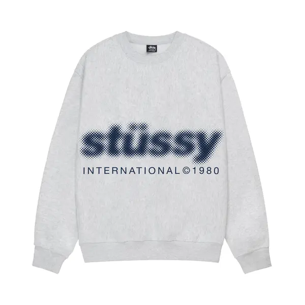 StÜssy Blur Crew - Grey