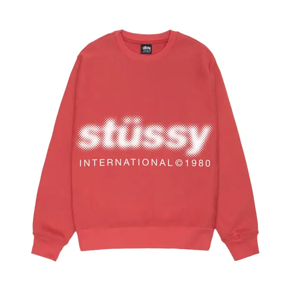 StÜssy Blur Crewneck Sweatshirt
