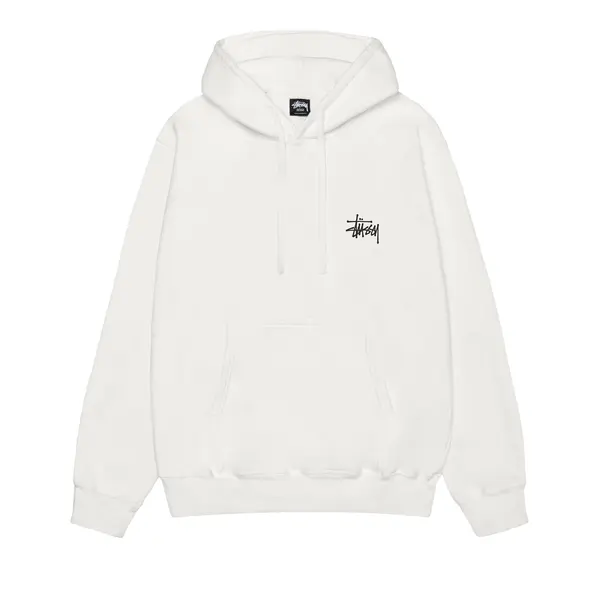 StÜssy Pigment Dyed Built Tough Hoodie - White