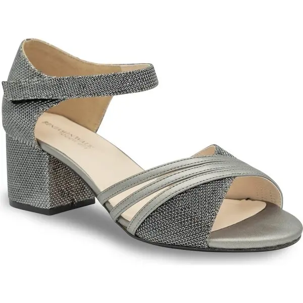 TOUCH UPS Ankle Strap Sandal - Pewter