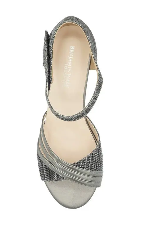 TOUCH UPS Ankle Strap Sandal - Pewter