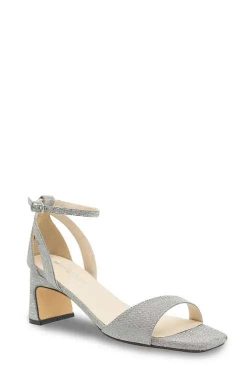 TOUCH UPS Lilibet Ankle Strap Sandal - Silver