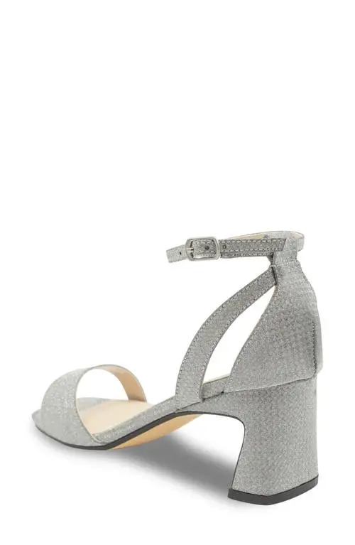 TOUCH UPS Lilibet Ankle Strap Sandal - Silver