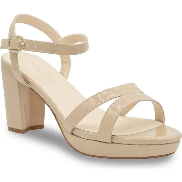 TOUCH UPS Harmon Platform Sandal - Beige