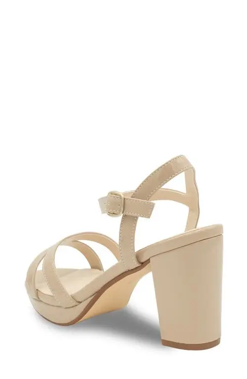 TOUCH UPS Harmon Platform Sandal - Beige