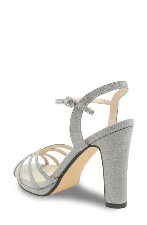 TOUCH UPS Anya Ankle Strap Sandal - Silver