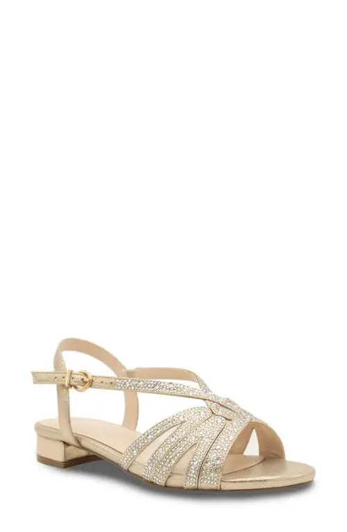 PARADOX LONDON PINK Quest Ankle Strap Sandal - Champagne