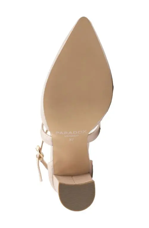 PARADOX LONDON PINK Paradox London Rylee Pointed Toe Pumps - Beige