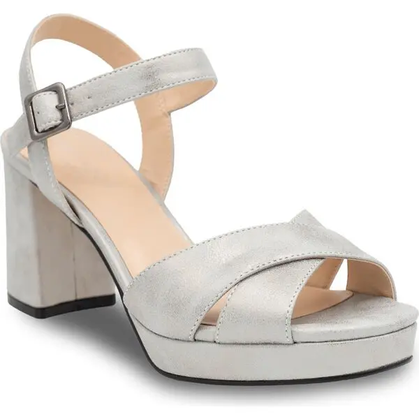 PARADOX LONDON PINK Landon Platform Sandals - Silver