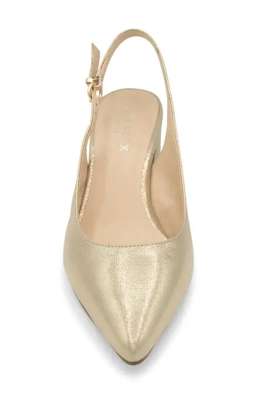 PARADOX LONDON PINK Imelda Slingback Pumps - Champagne