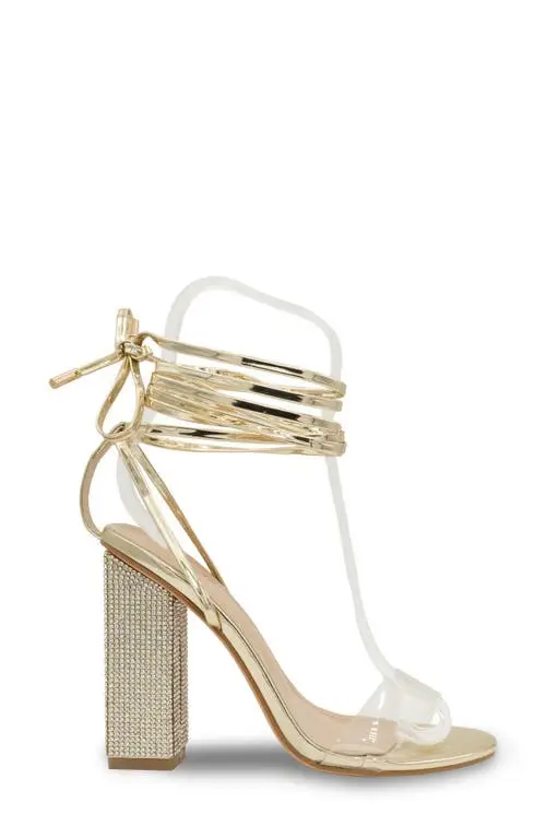 TOUCH UPS Ankle Wrap Sandal - Gold
