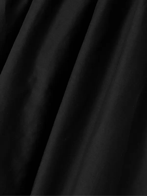 Matteau Organic Cotton And Silk-blend Halterneck Maxi Dress