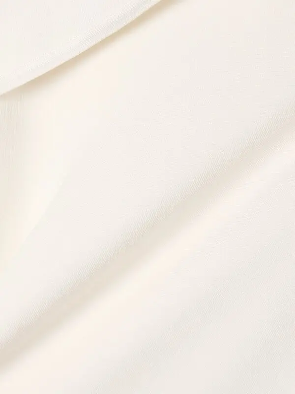 Jacquemus Aro Draped Jersey Maxi Dress - White
