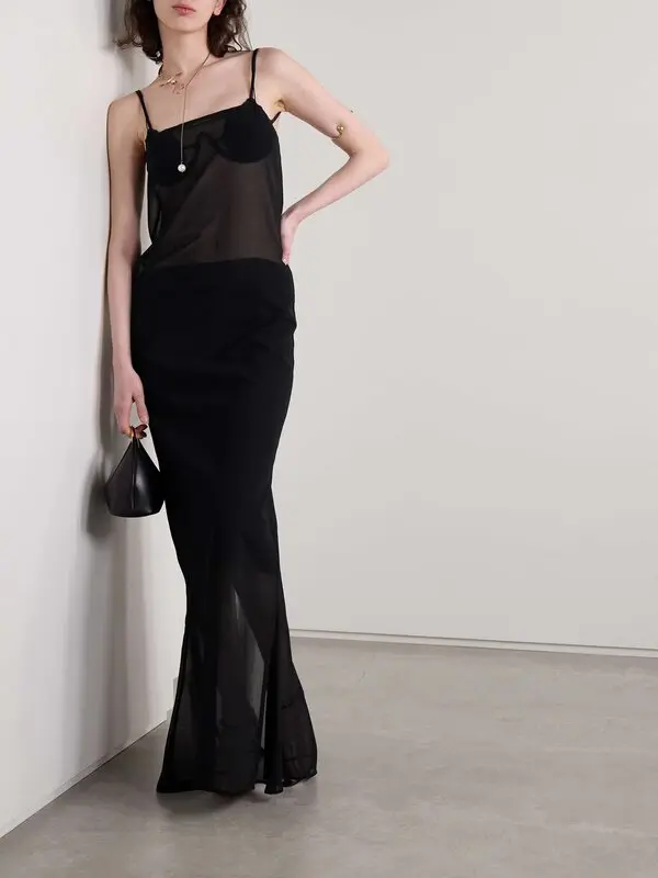 Jacquemus Brezza Crepe Gown