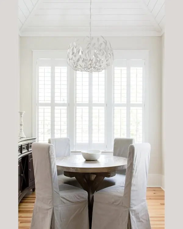 CRYSTORAMA Broche 27" 6-light Inverted Pendant Chandelier - Matte White