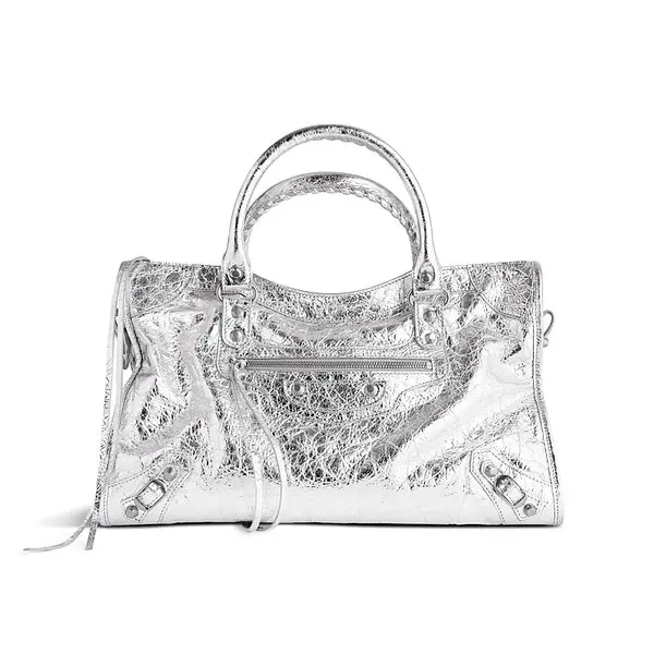 Balenciaga Le City Handbag - Silver