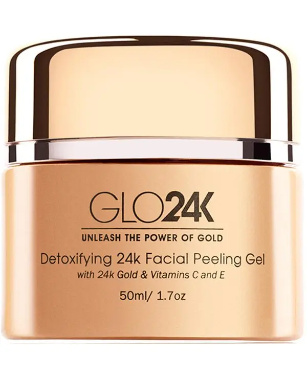 GLO24K Detoxifying 24k Facial Peeling Gel 1.7oz - No Color