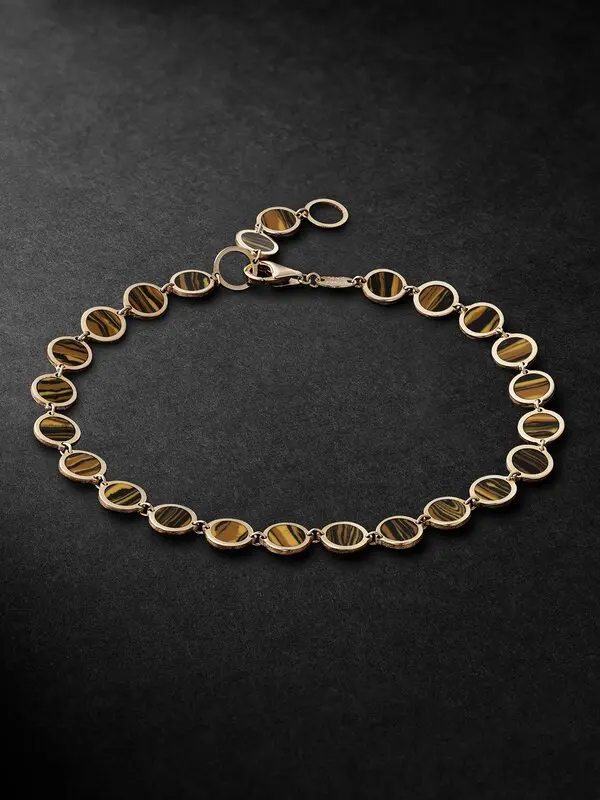 Jia Jia Gold Tiger’s Eye Bracelet - Brown