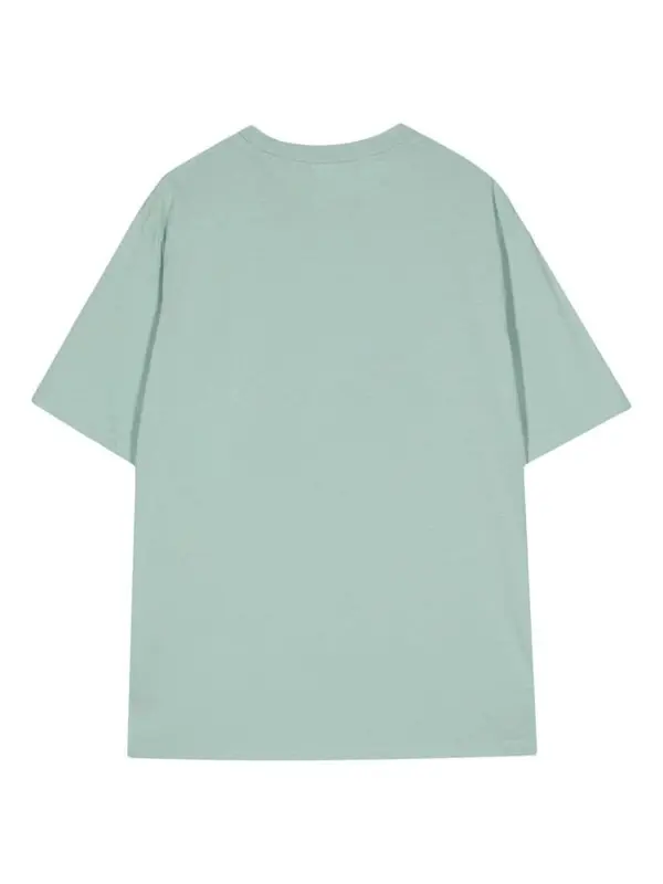 Maison Kitsuné Sunset Postcard-print Cotton T-shirt
