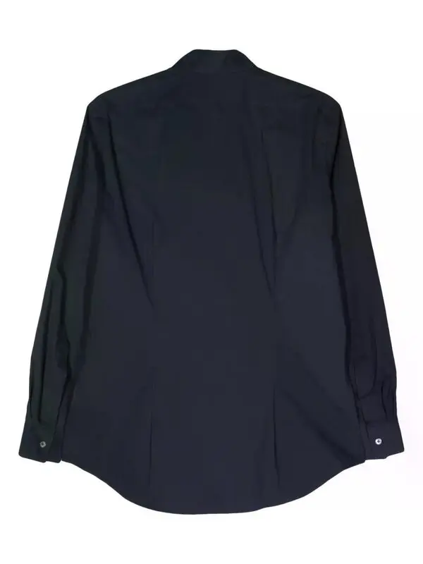 DELL'OGLIO Stand-up Collar Buttoned Shirt