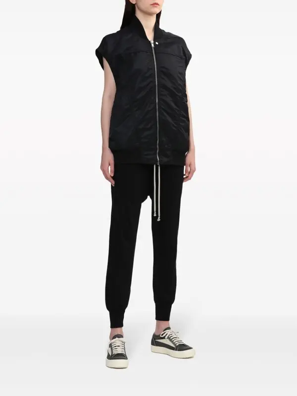 Buy Rick Owens Jumbo Flight Zipped Gilet - Black At 35% Off