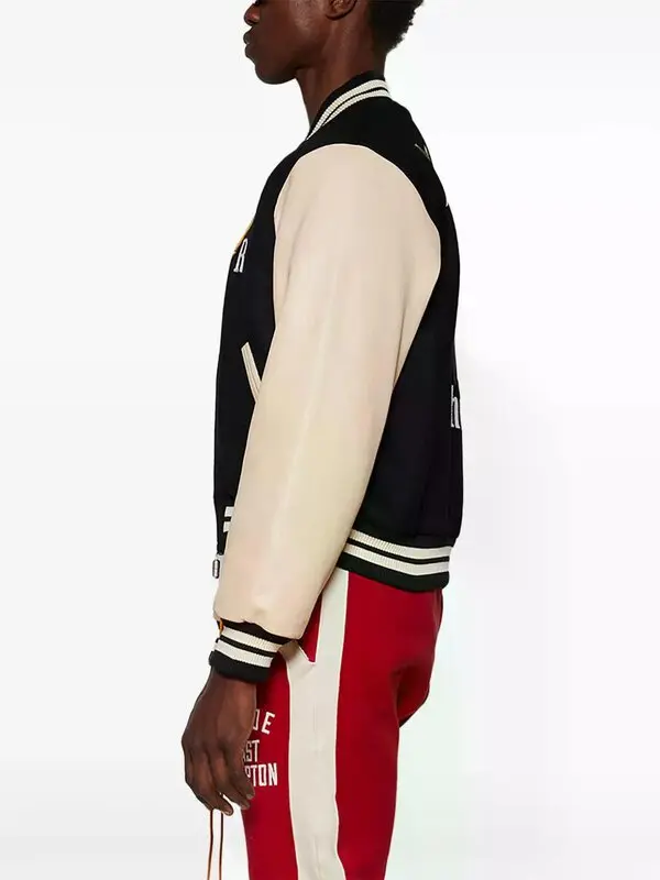 Rhude Logo-embroidered Bomber Jacket