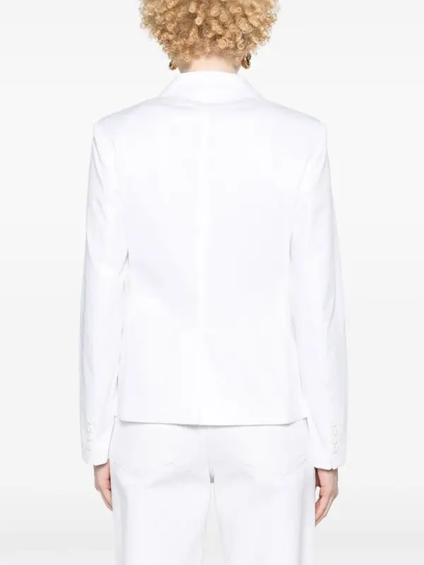 Max Mara Sarnico Single-breasted Blazer - White