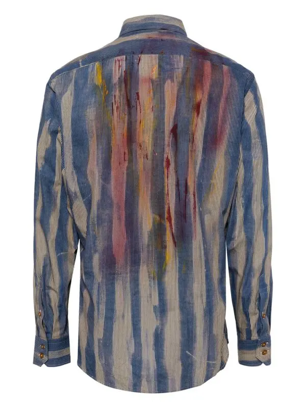 VIVIENNE WESTWOOD Ghost Painterly-print Cotton Shirt