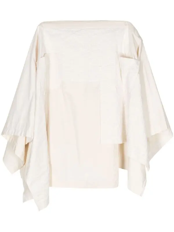 COMME DES GARÇONS TAO Panelled Draped Skirt
