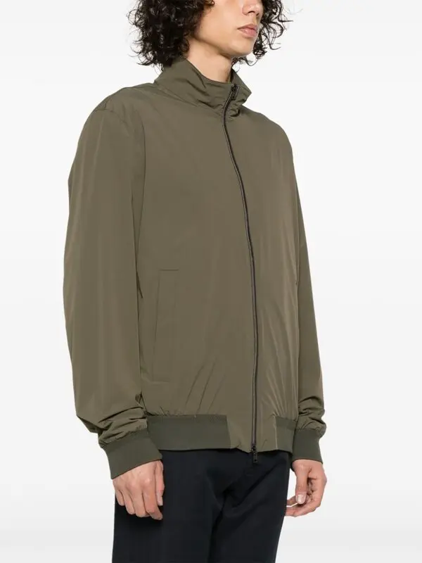 Herno Taffeta Bomber Jacket - Green