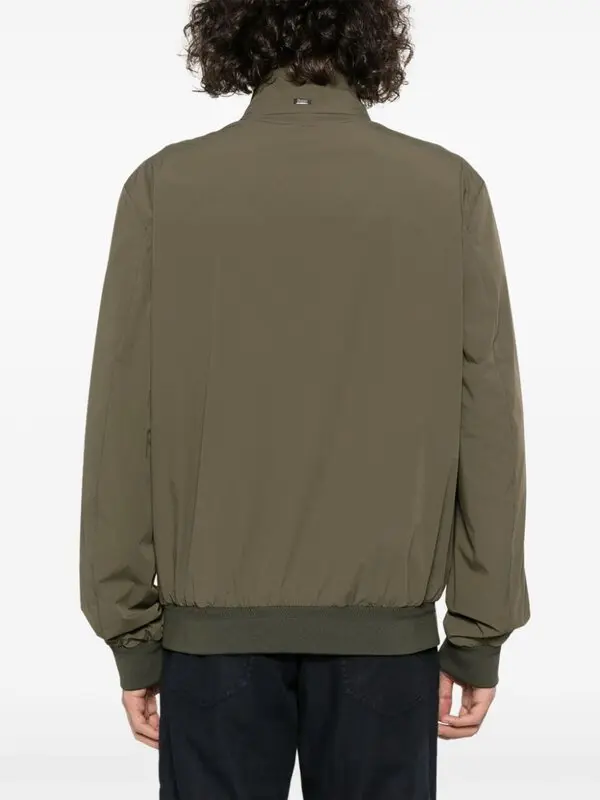 Herno Taffeta Bomber Jacket - Green