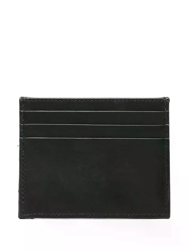 Roberto Cavalli Monogram-plaque Quilted Cardholder