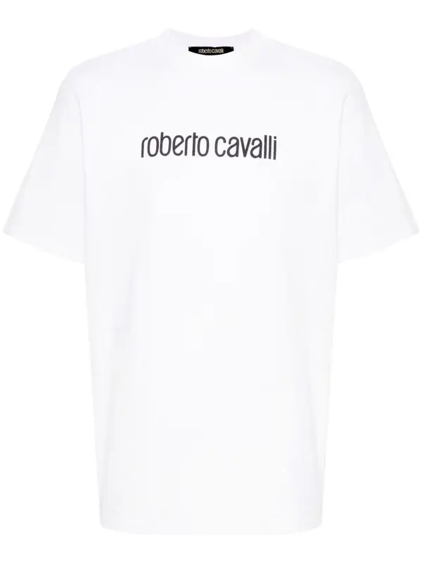 Roberto Cavalli Logo-print Cotton T-shirt