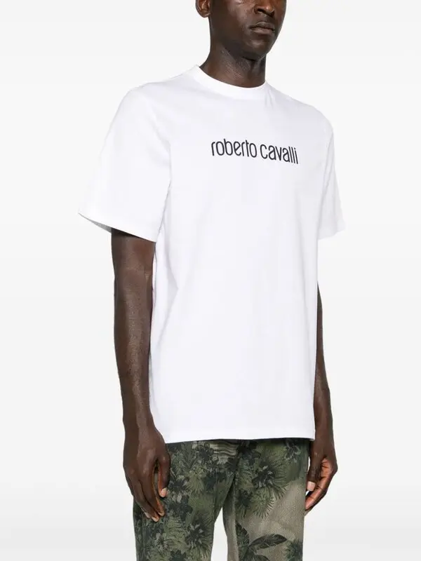 Roberto Cavalli Logo-print Cotton T-shirt