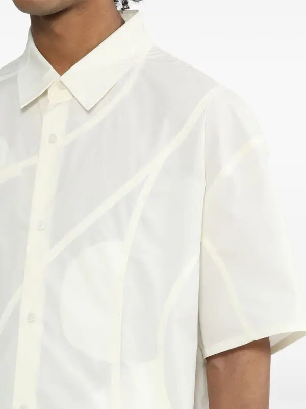 POST ARCHIVE FACTION Patchwork Shortsleeved Shirt