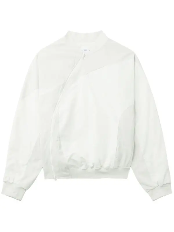 POST ARCHIVE FACTION Asymmetric-zip Bomber Jacket - White