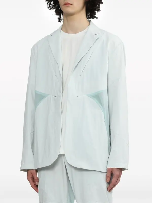 POST ARCHIVE FACTION Semi-sheer Notch-lapels Jacket