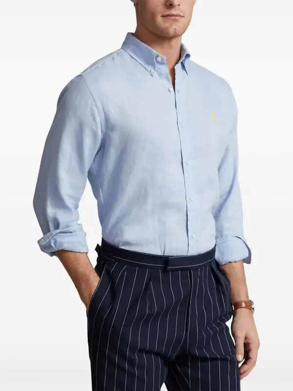 Polo Ralph Lauren Polo Pony Linen Shirt - Blue