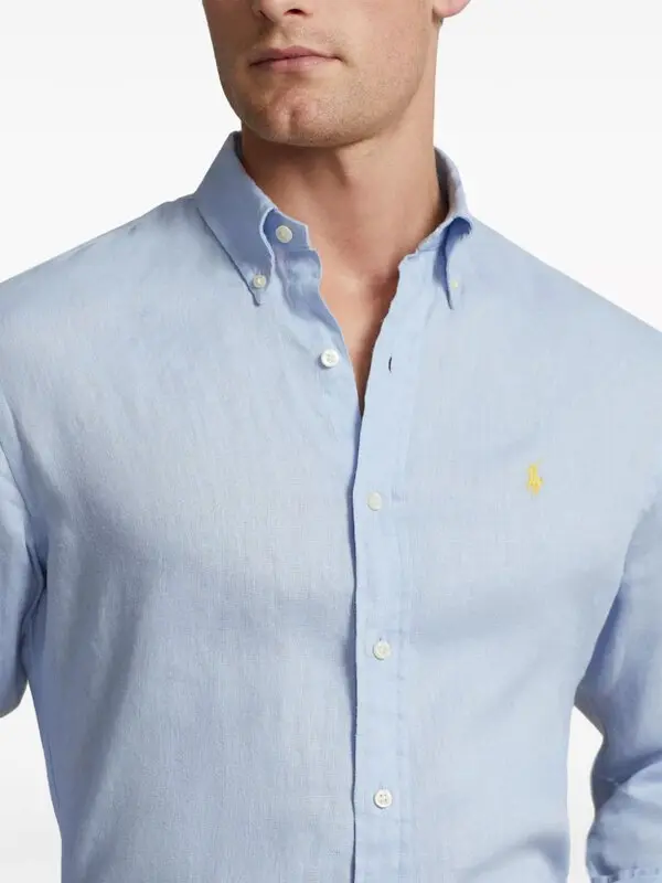 Polo Ralph Lauren Polo Pony Linen Shirt - Blue